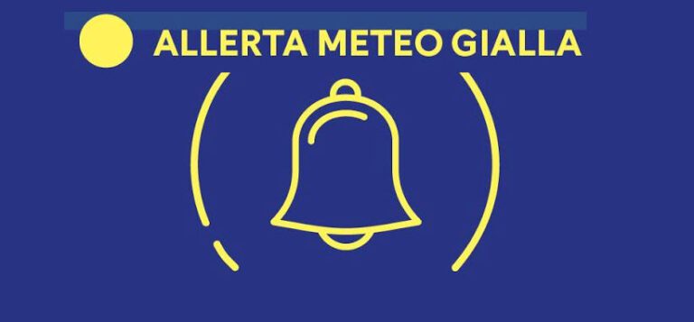 ALLERTA METEO GIALLA FINO ALLE 23.59 DI DOMANI SU TUTTA LA CAMPANIA - www.cilentano.it